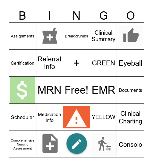 HCC BINGO Card