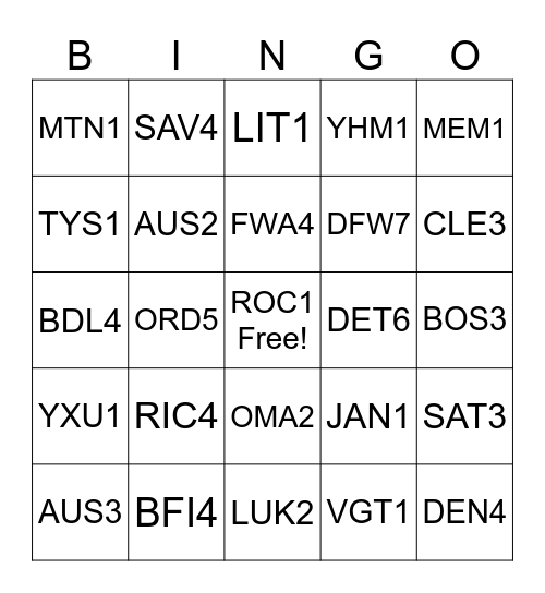 Who Will Sev? Bingo Card