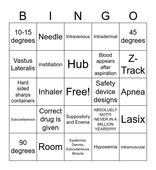 MA 30 Week 1 Theory Bingo Card