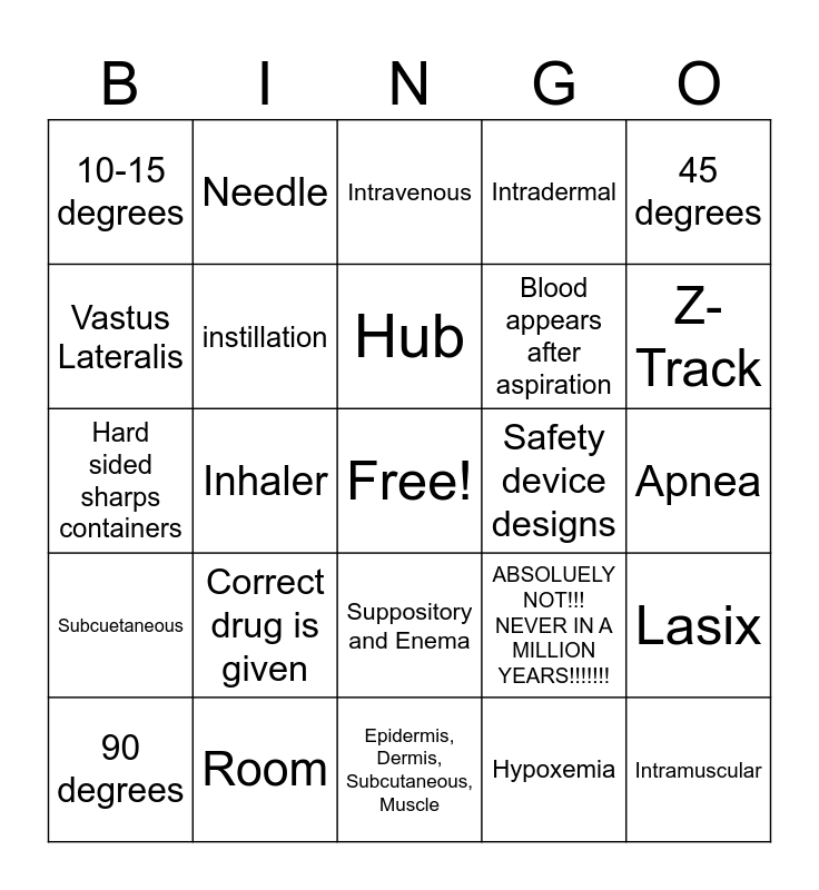 MA 30 Week 1 Theory Bingo Card