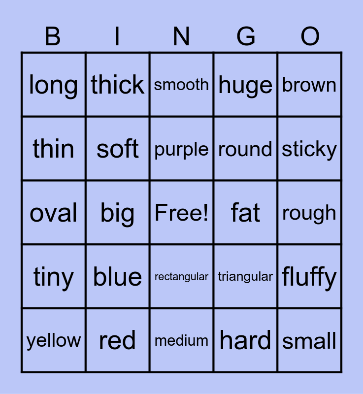 Bring me something... Bingo Card