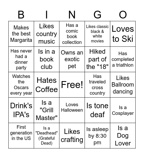 Untitled Bingo Card Untitled Bingo Card