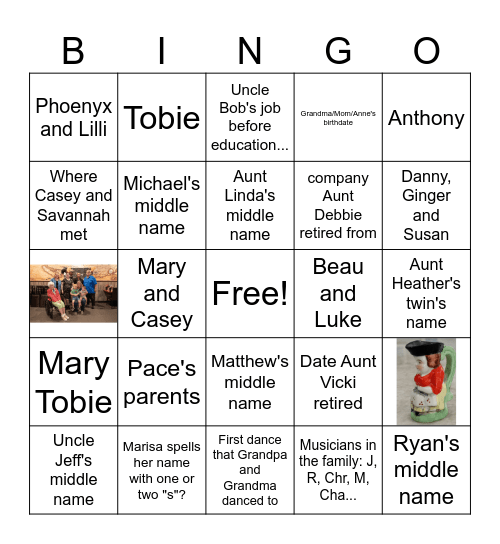 95 Years Young! Bingo Card