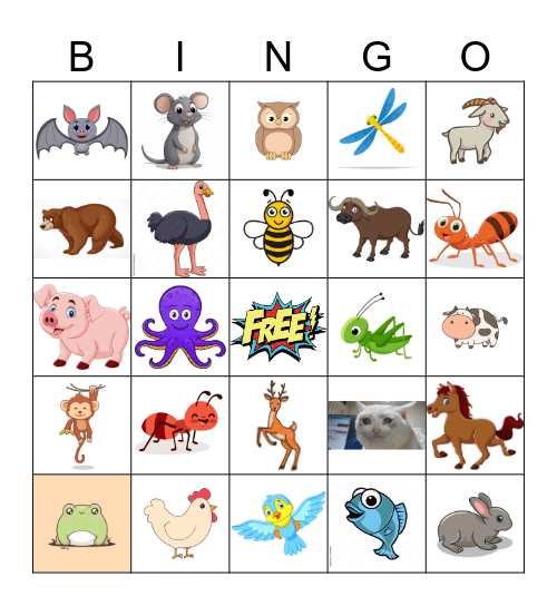 Sight Words Bingo Card
