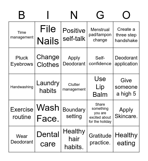 Interactive Human Bingo Card