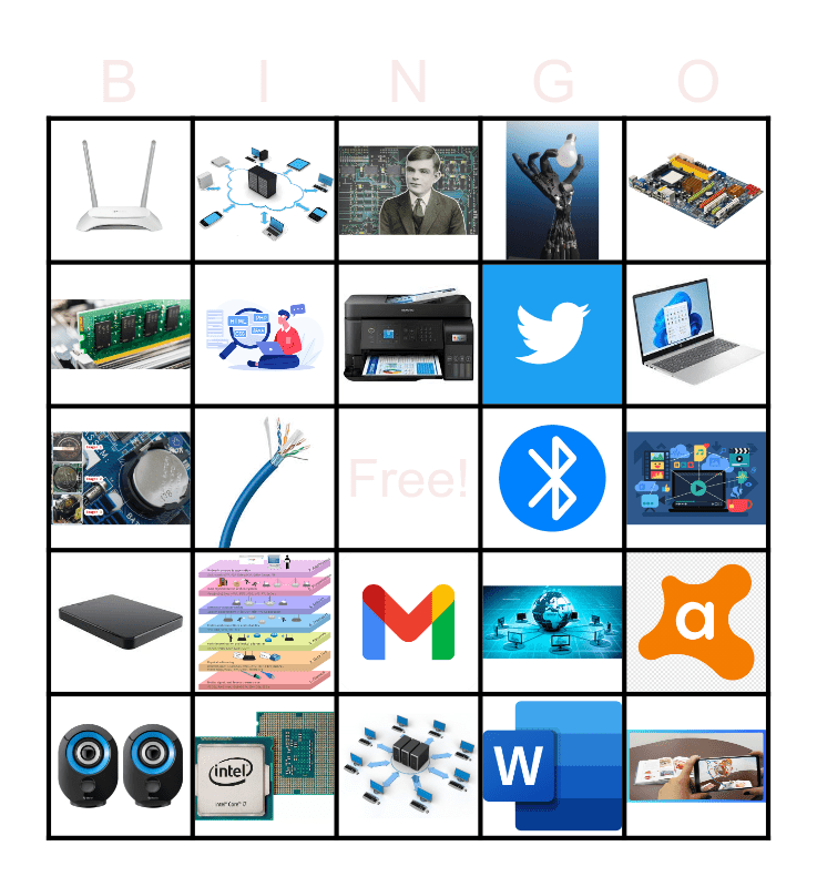 Bingo Informático Bingo Card