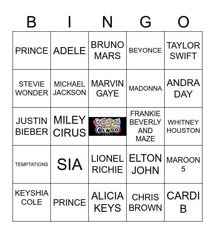 BEATS & BINGO Card