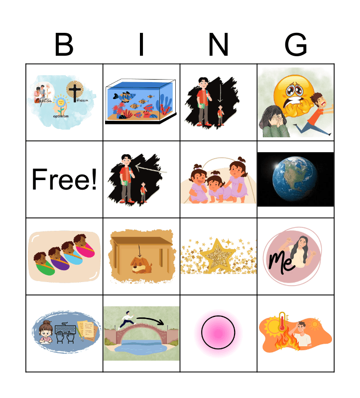 SET 2 Latin/Greek Word Parts Bingo Card