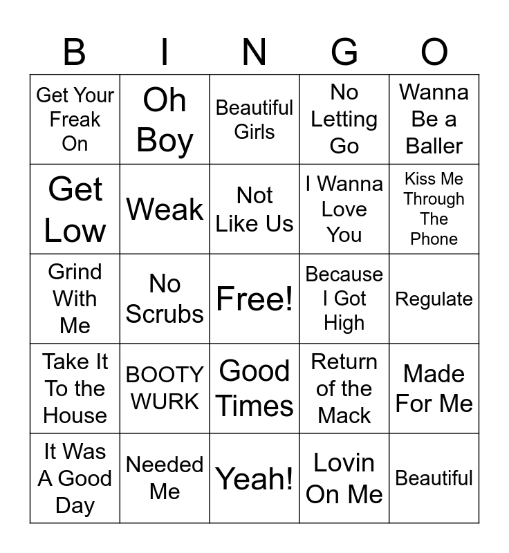 COVER-ALL:::: Bingo Card