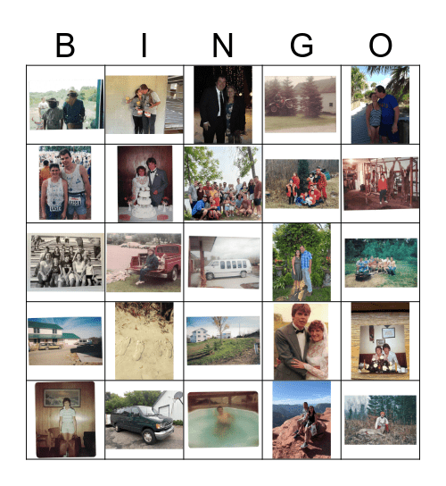 40 YEARS TOGETHER Bingo Card