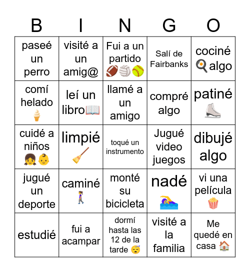 BINGO: Encuentra a alguien que durante el fin de semana largo... Bingo Card