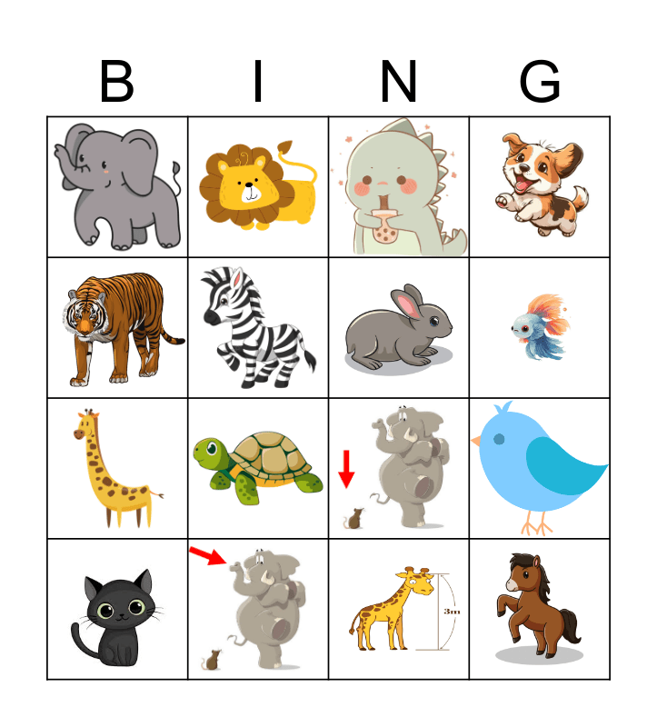 3rd - It's Very Tall! - Bingo Card