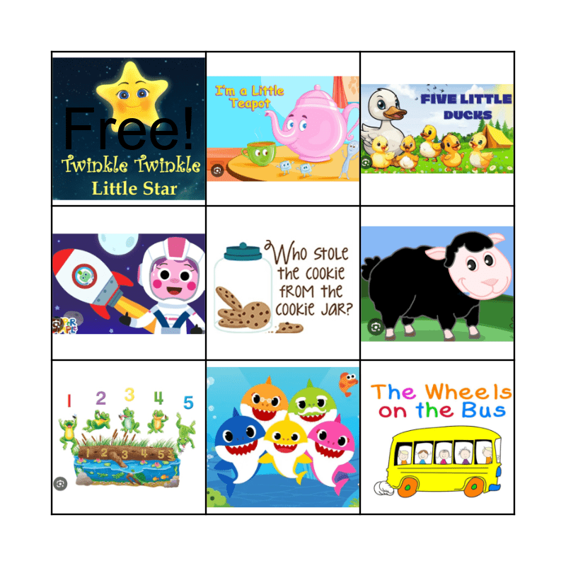 Our Singo Bingo Card