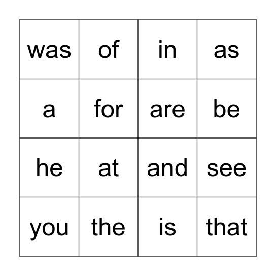 Say a word and Ryan must find and cross it off Bingo Card