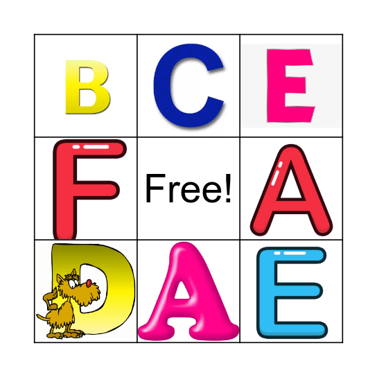 ABC BINGO Card