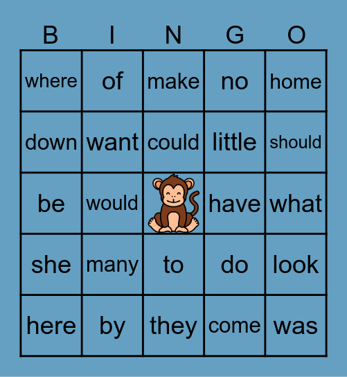 1-C BINGO Card