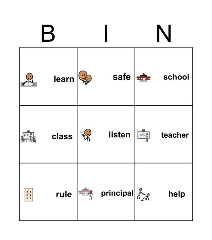 ULS Unit 11 Bingo Card