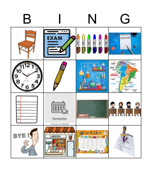 Objetos en la clase Bingo Card