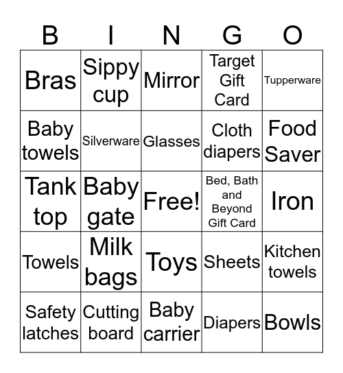 Boy Oh Boy, it's Bingo! Bingo Card
