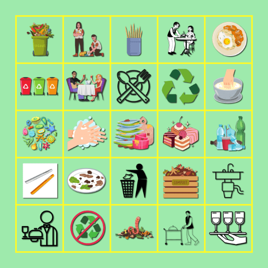 BINGO GREEN GO! Bingo Card