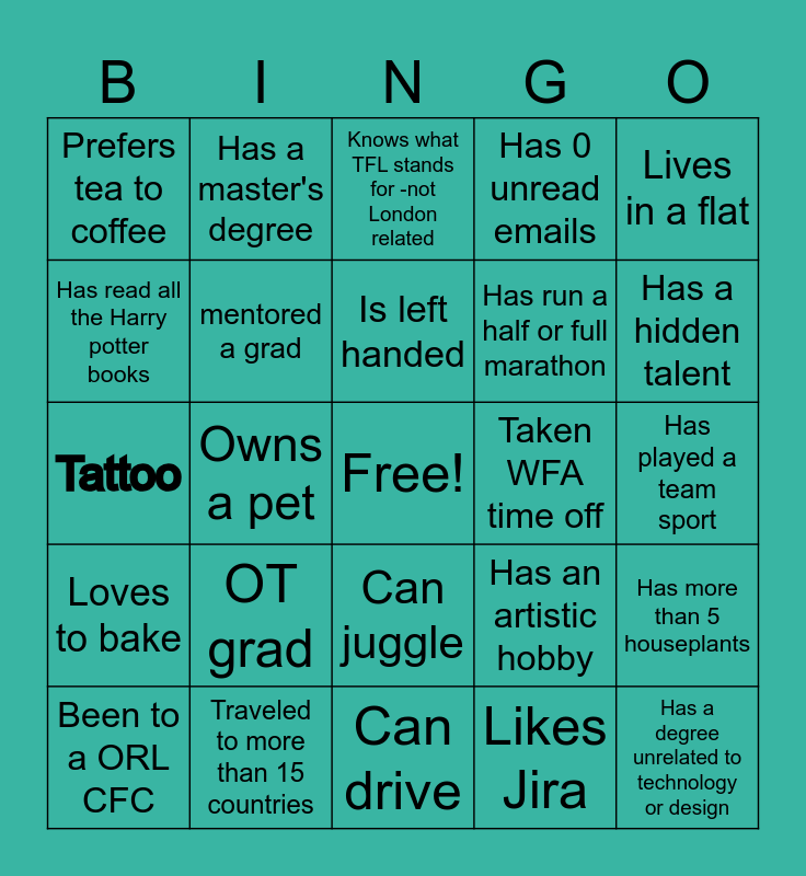 Goodbye Agnes Bingo Card
