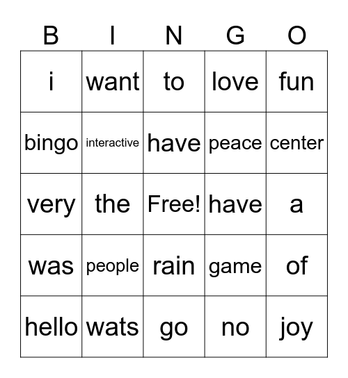 ICT Tool Bingo Game Bingo Card