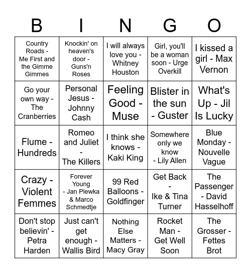 Ich packe mein Cover Bingo Card