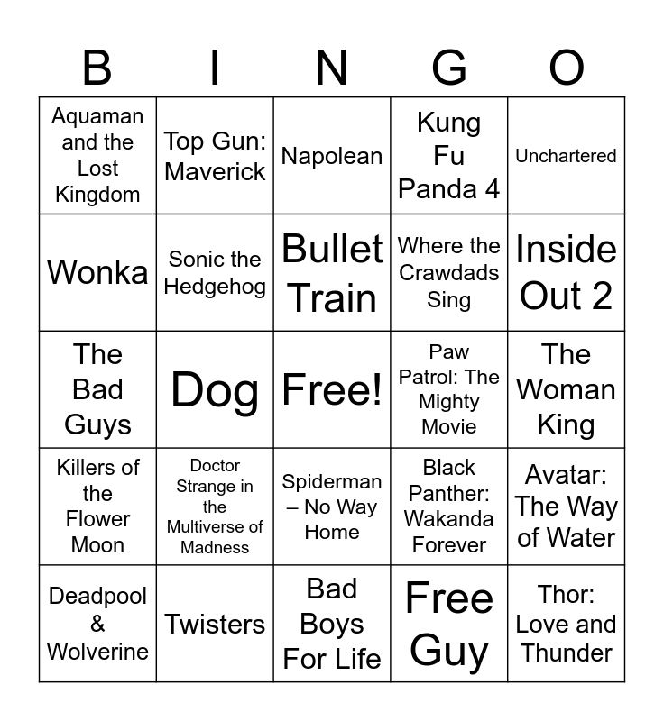 HAW 2024 - Session 1 Bingo Card