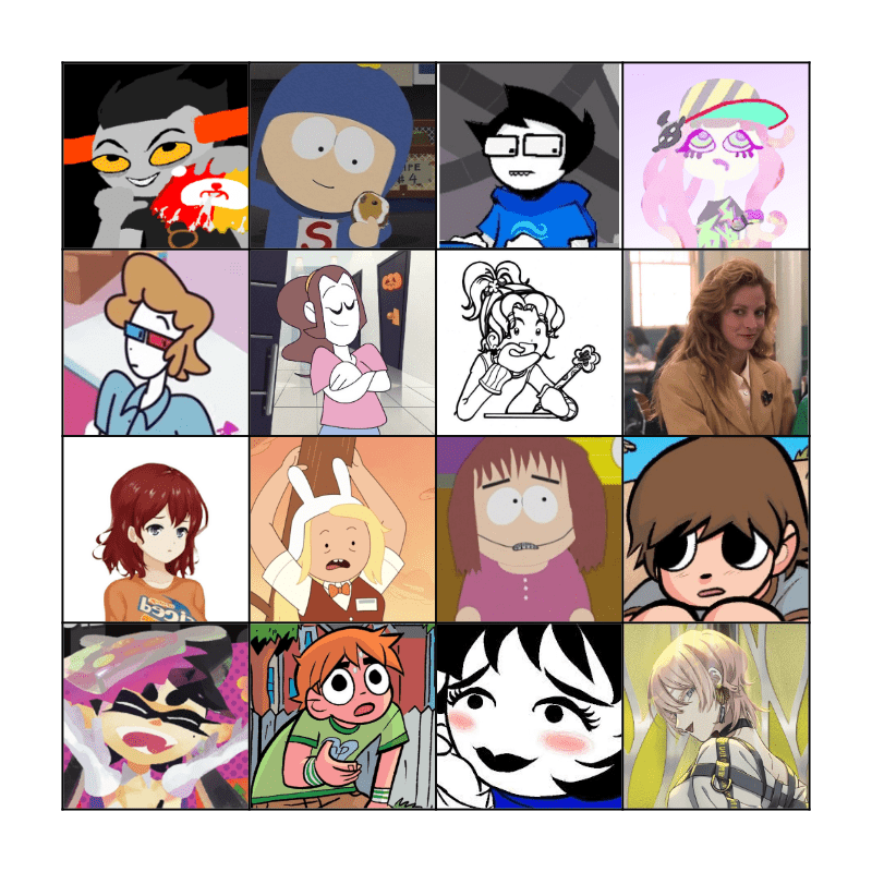 kin list! Bingo Card