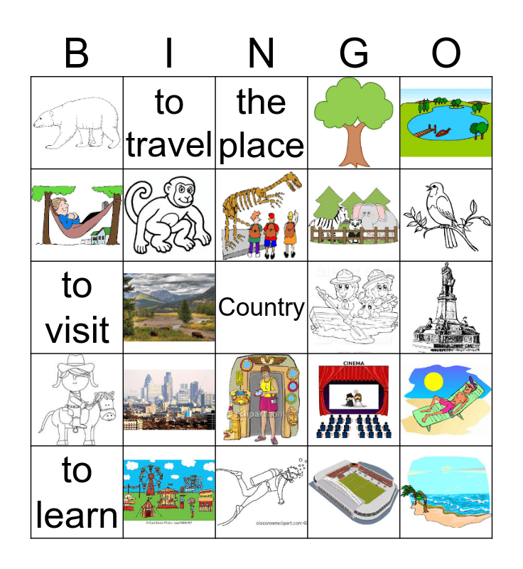Durante las vacaciones.... Bingo Card
