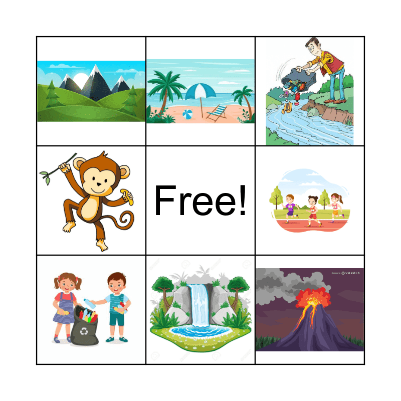 National Treasure Bingo Card