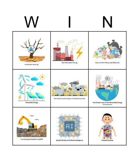 Future Problem Bingo Card