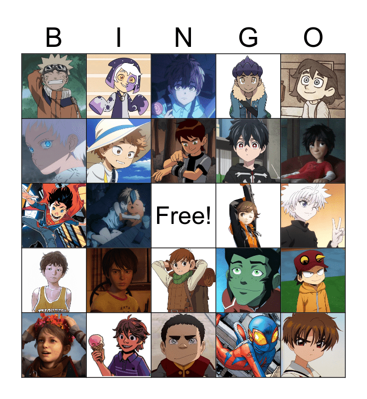 Fav boys :} Bingo Card