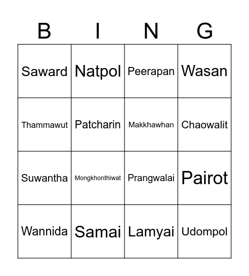 BINGO FPS&LEAN Bingo Card