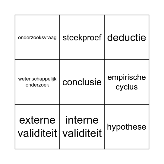 Actualiteiten pitch BINGO Card