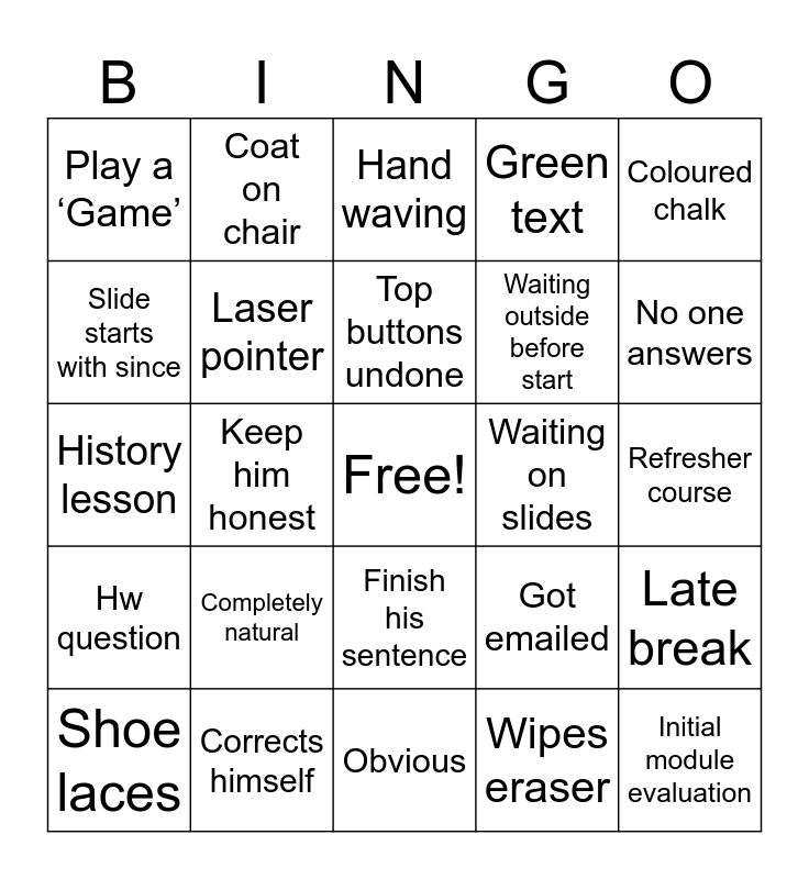 Keith Ball Bingo v2 Bingo Card