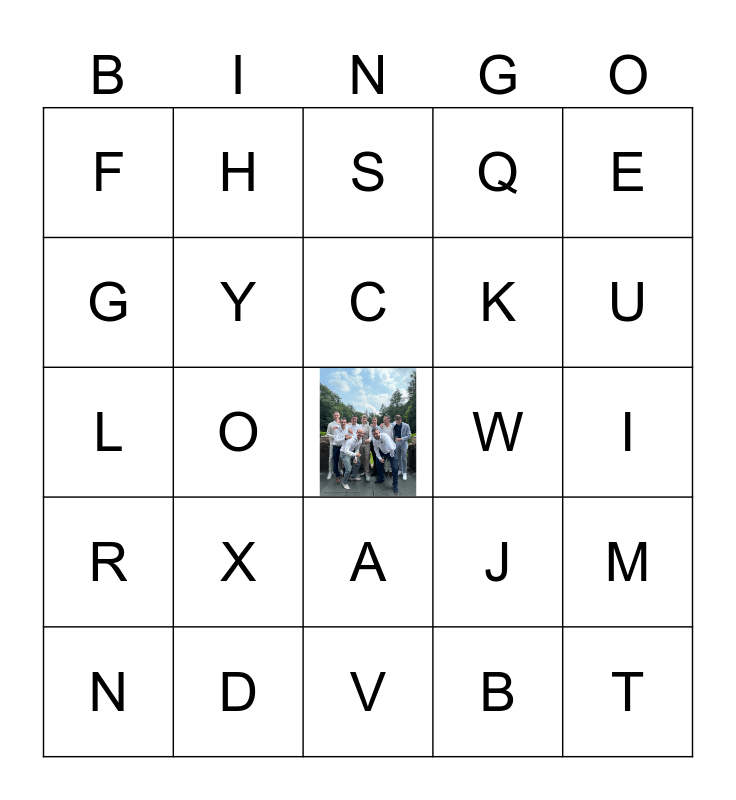 Weekdieren muziekbingo Card