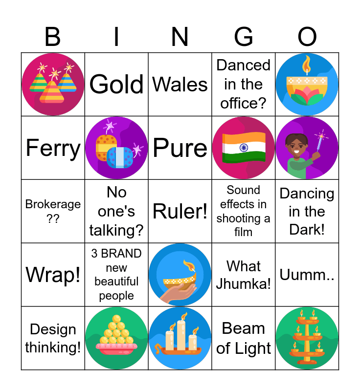 Karen & Eric's Bingo Card