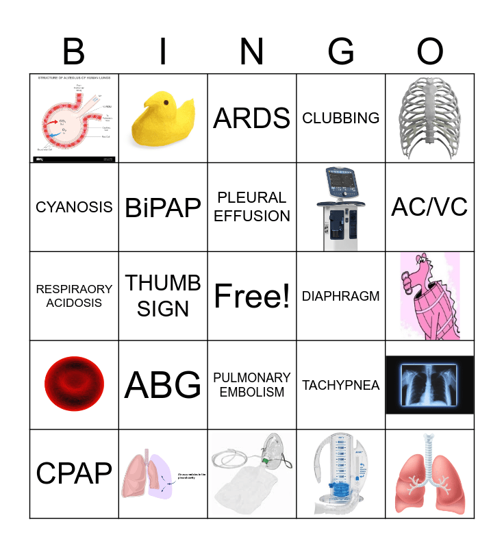 RT WEEK BINGO CARDS Bingo Card