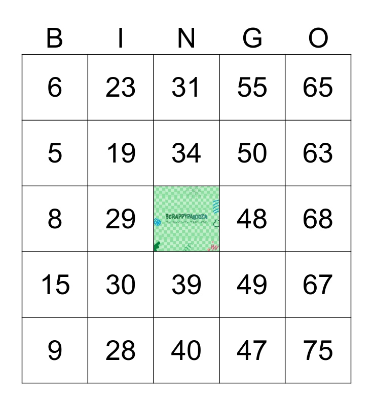 Staff Senate Homecoming! Bingo Card