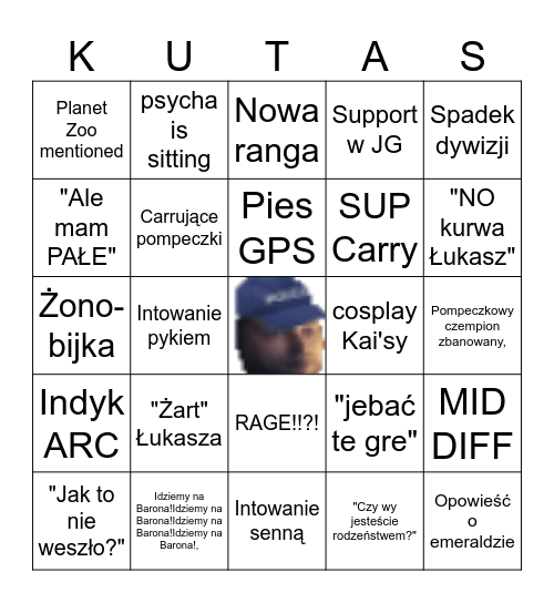 Hydrobingole Bingo Card