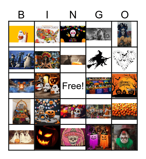 Spooky Bingo Card