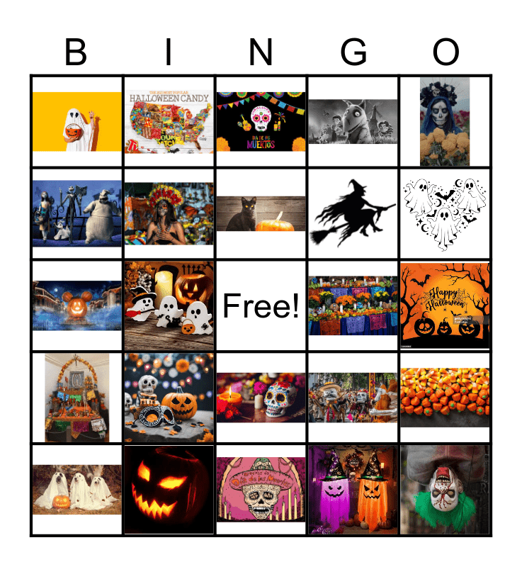 Spooky Bingo Card