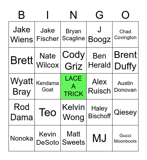 KYBINGO Card