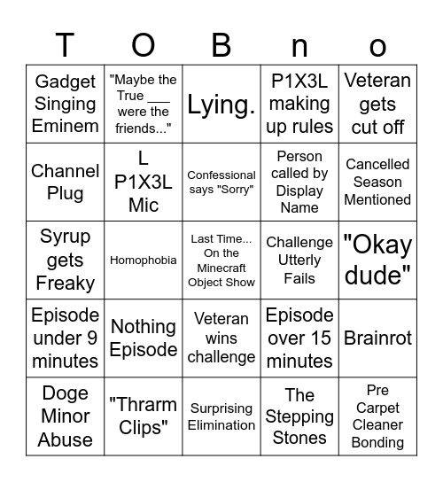 TMOS Bingo Card tmos-bingo-card