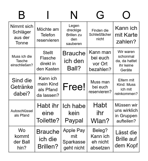 Untitled Bingo Card Untitled Bingo Card