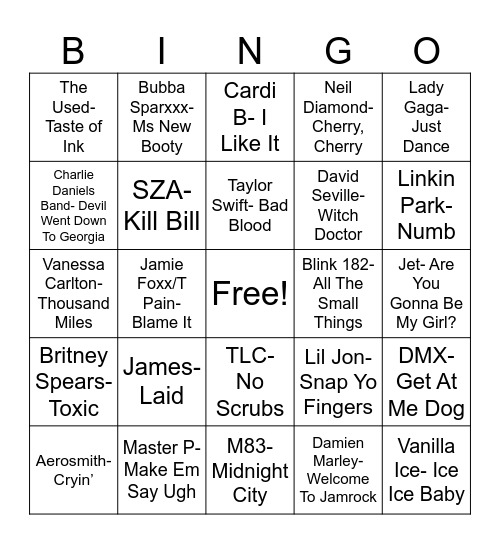 Radio Bingo 3 Lines Bingo Card