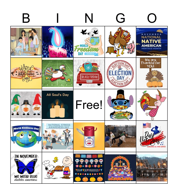 NOV BATCH 1 Bingo Card