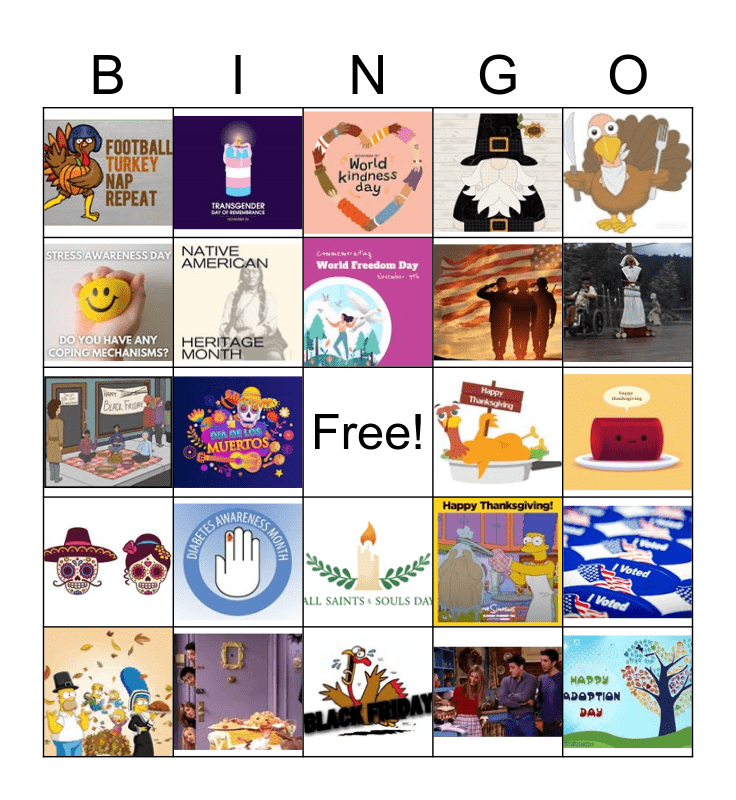 NOV BATCH 4 Bingo Card