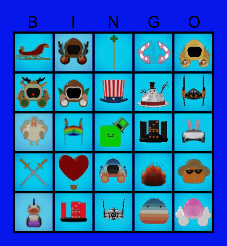 BINGO BATTLES Bingo Card